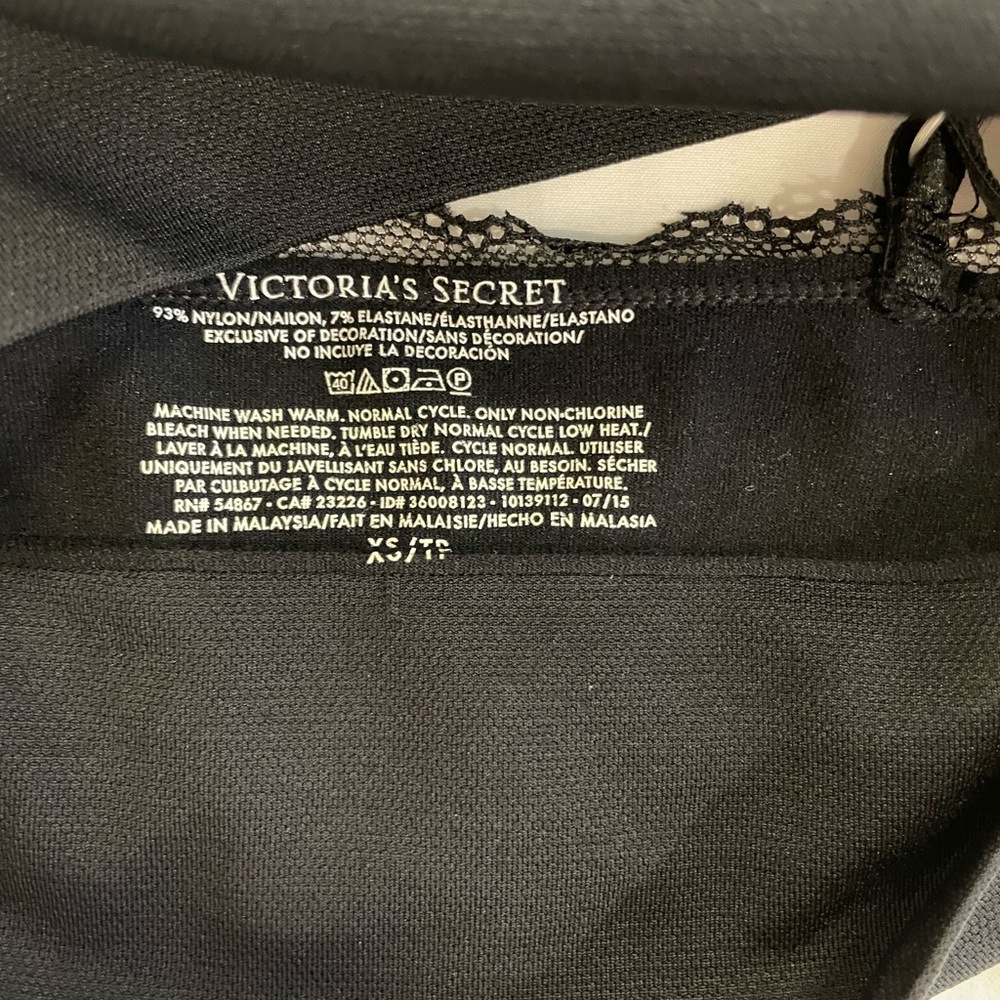 Victorias Secret Black Lace Bralette Gem